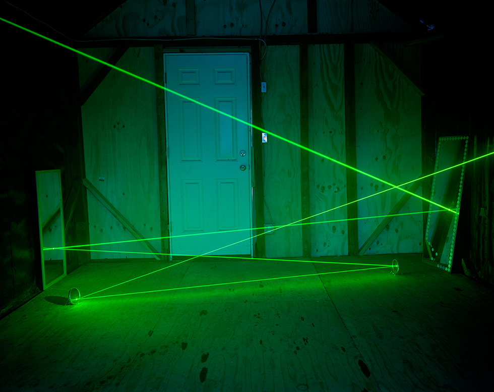 A Laser Beam in a Cabin | CLAMP