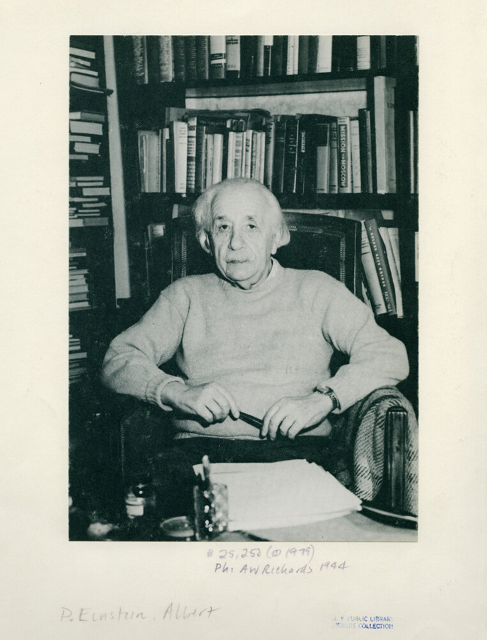 New York Public Library Picture Collection: Albert Einstein | CLAMP